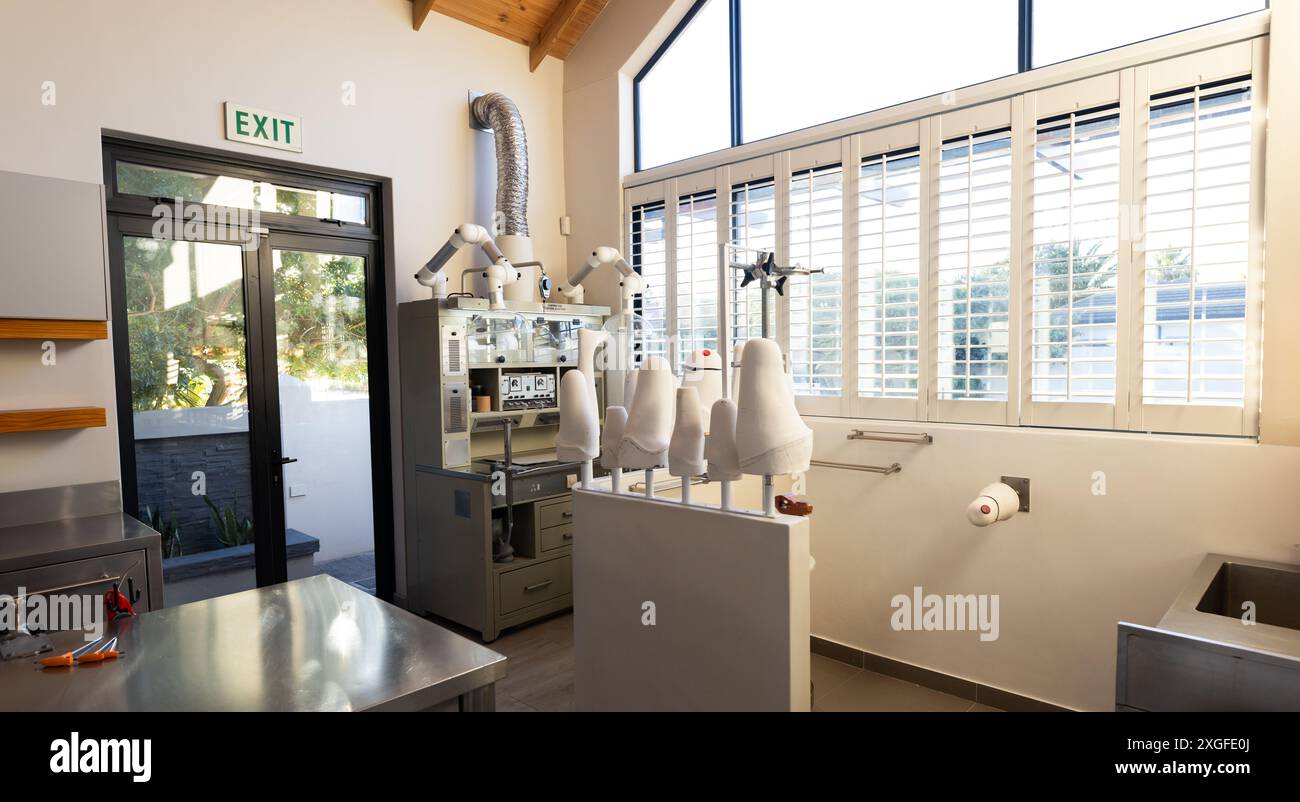 Prosthetic lab with advanced equipment and tools for creating ...