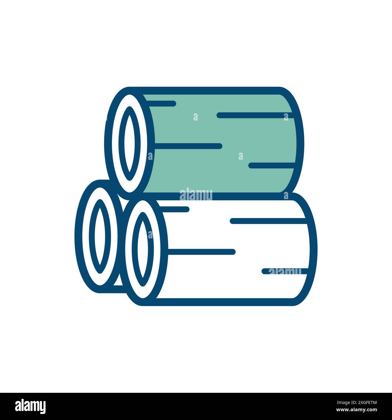 lumber wood icon vector design template in white background Stock ...