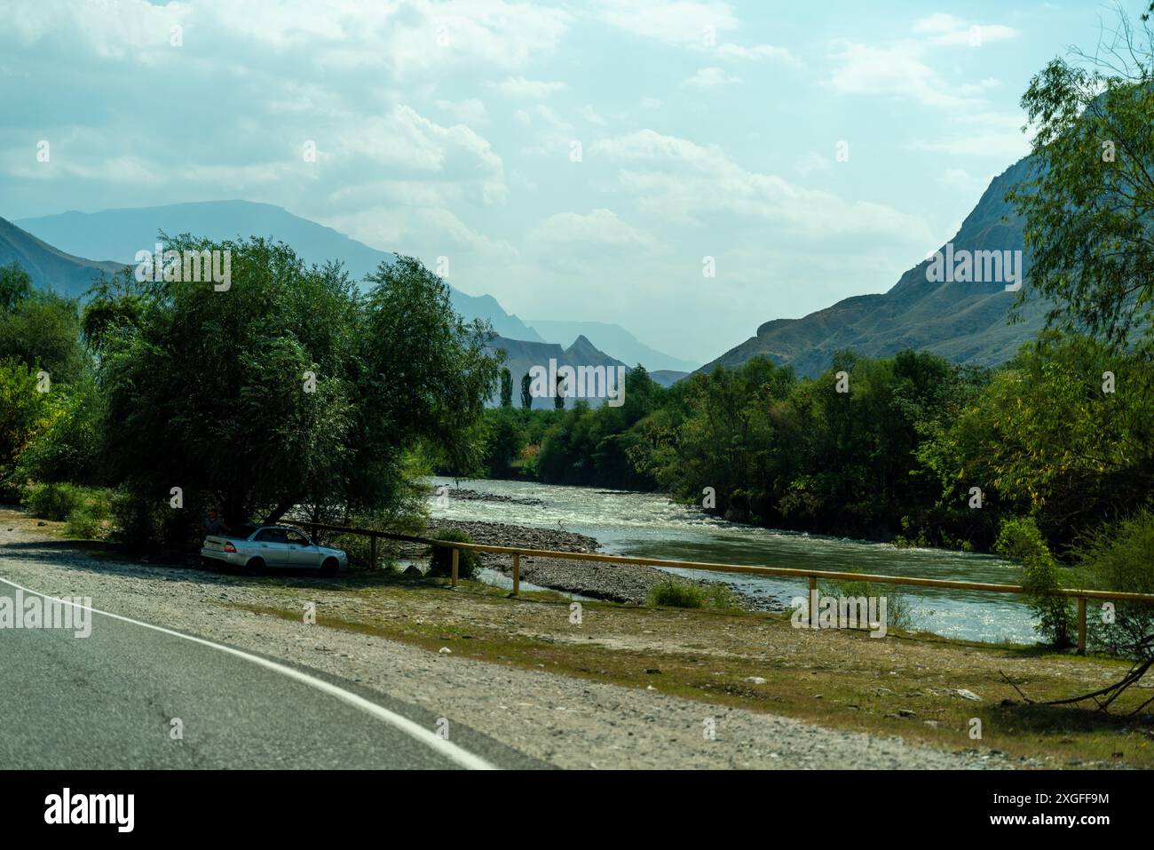 Stream alongside road hi-res stock photography and images - Alamy