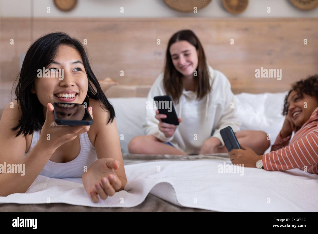 Youth using smartphones not talking hi-res stock photography and images ...