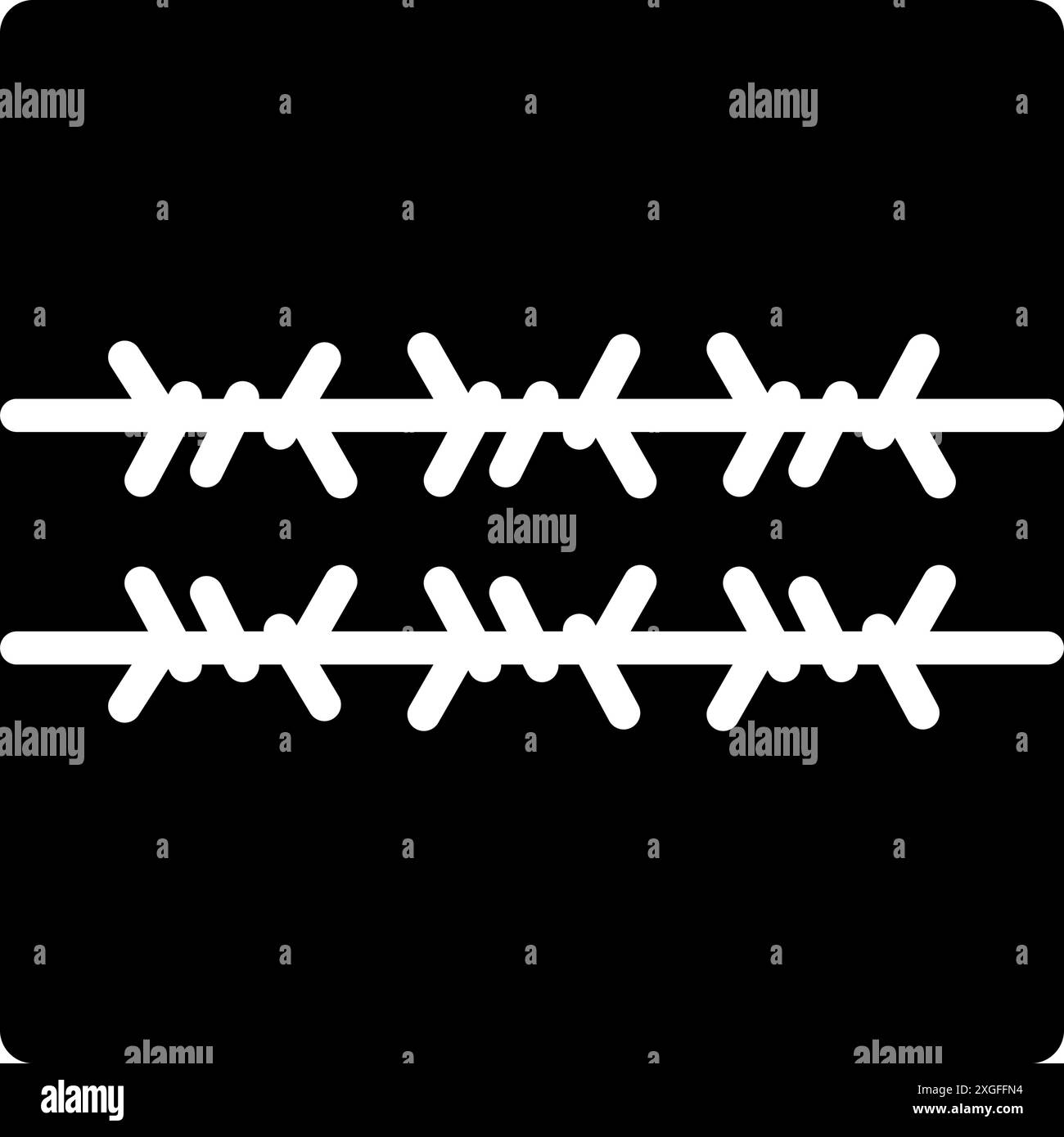 Icon for wiring,barbed Stock Vector Image & Art - Alamy