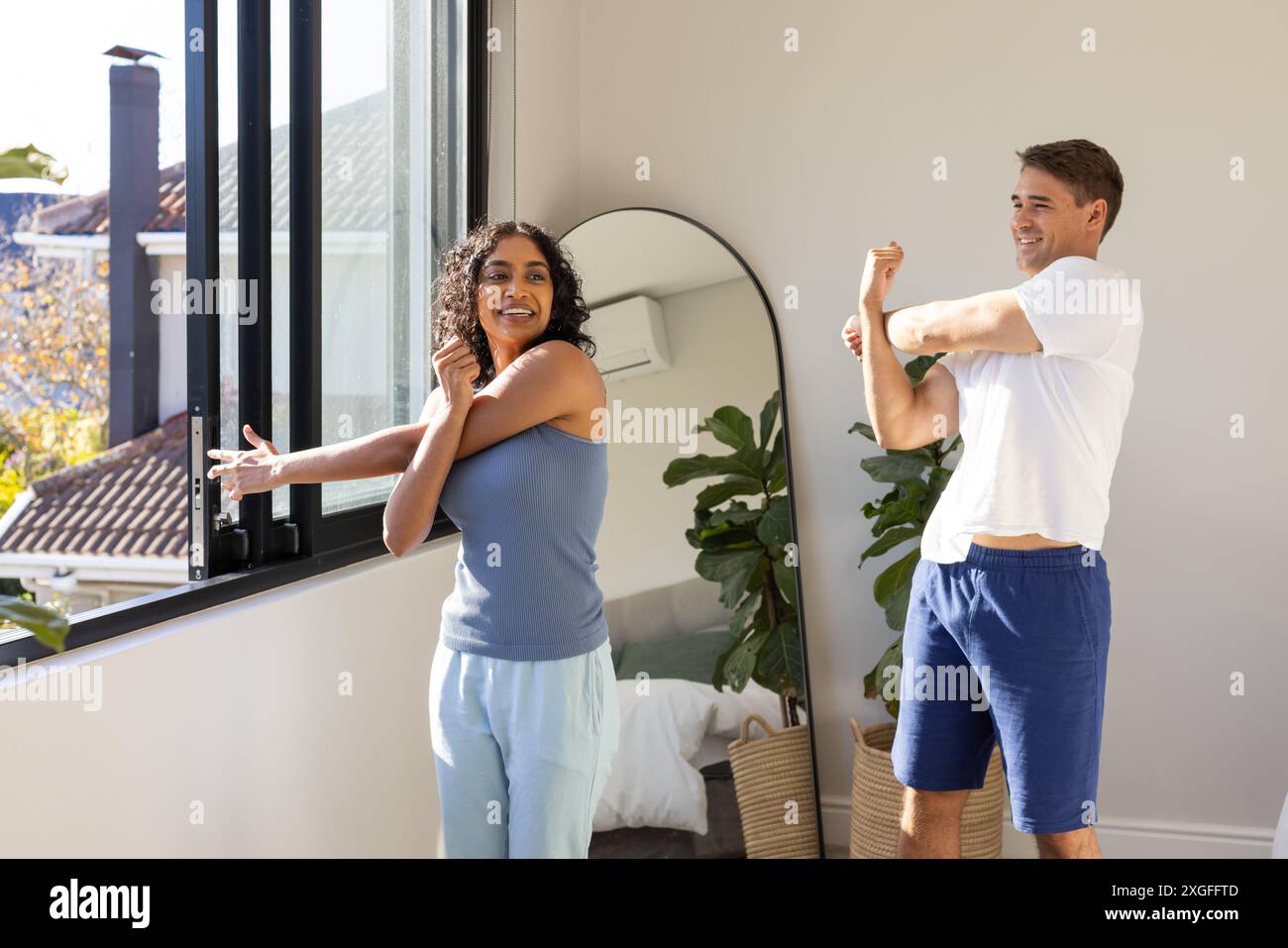 Home workout routine hi-res stock photography and images - Alamy
