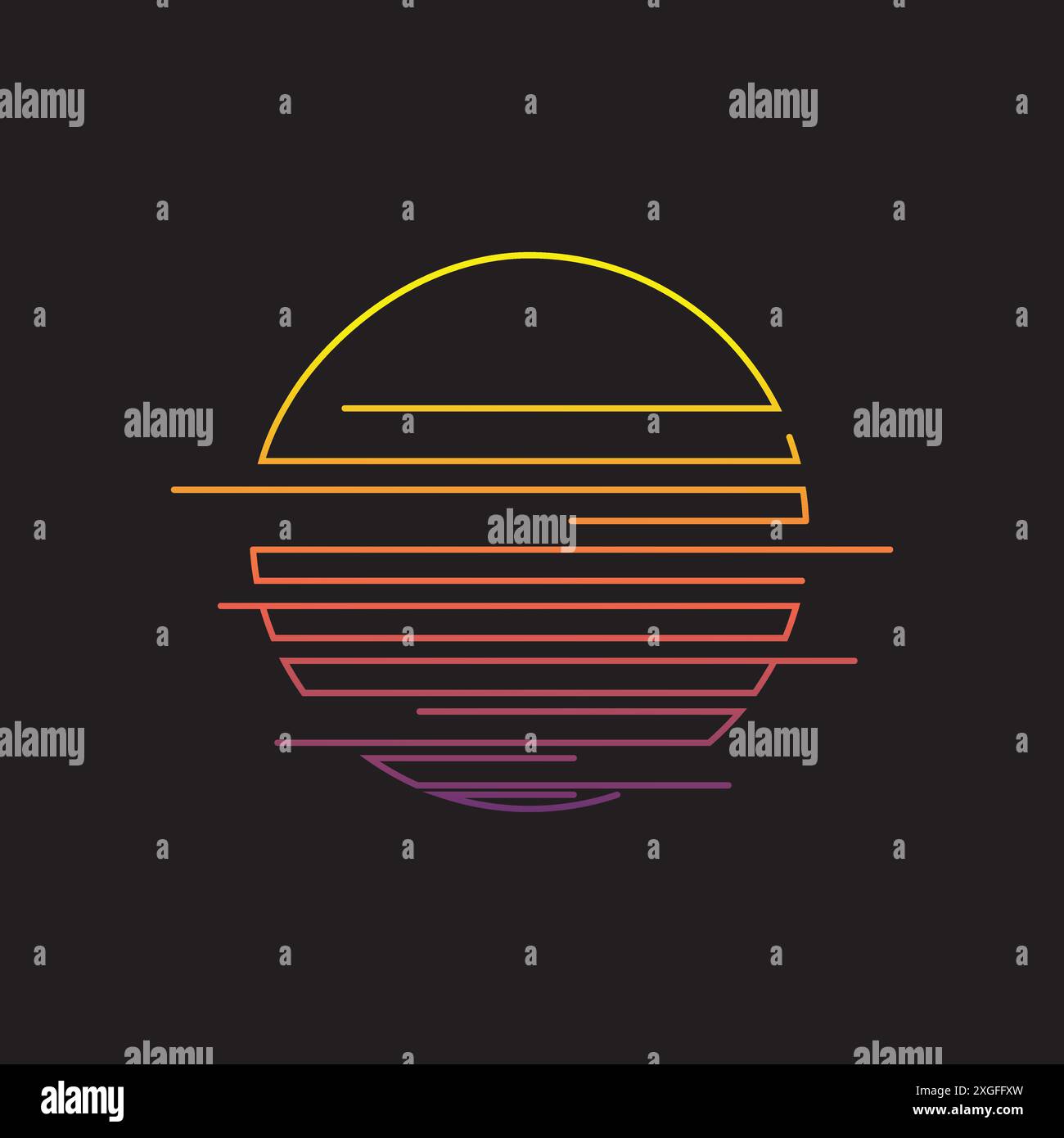 Striped shirt summer icon hi-res stock photography and images - Alamy