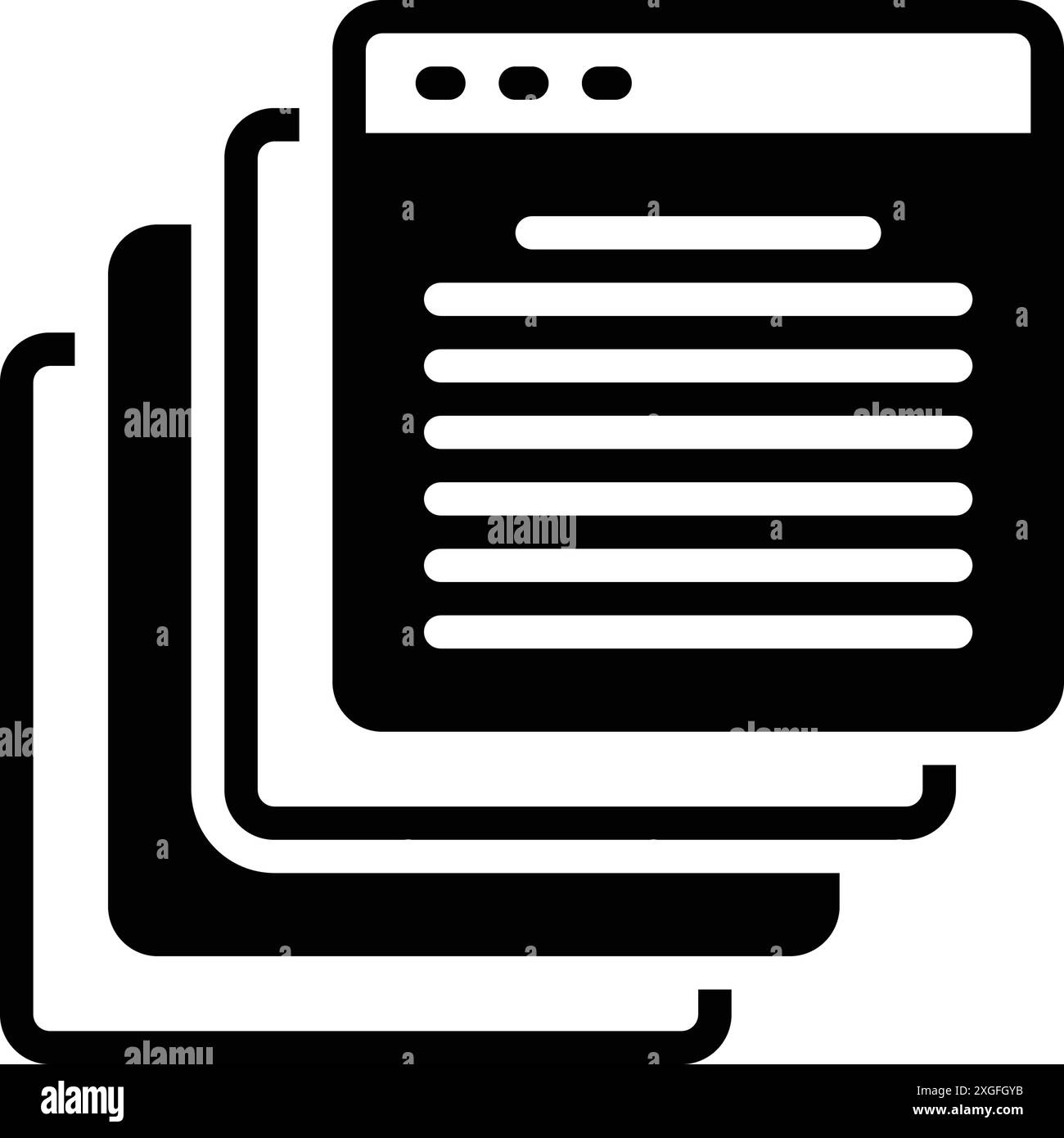 Icon for tabs,bookmarks Stock Vector Image & Art - Alamy