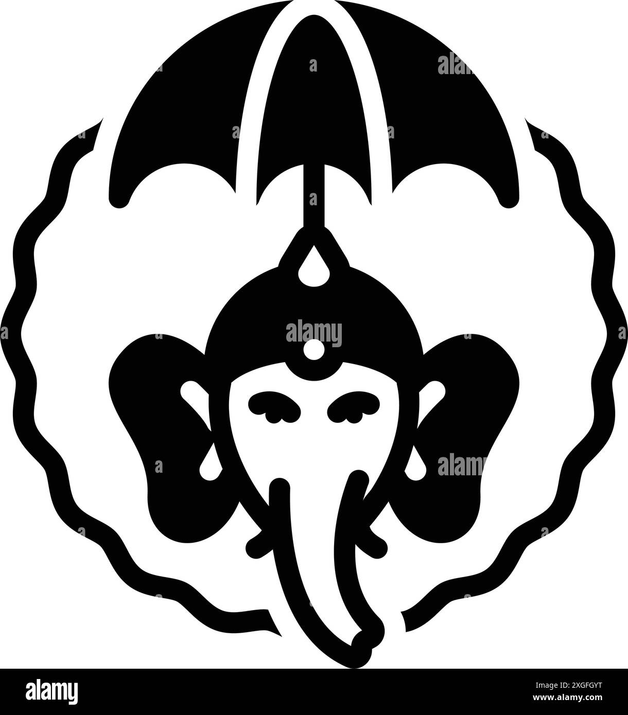 Kerala thrissur pooram festival Stock Vector Images - Alamy