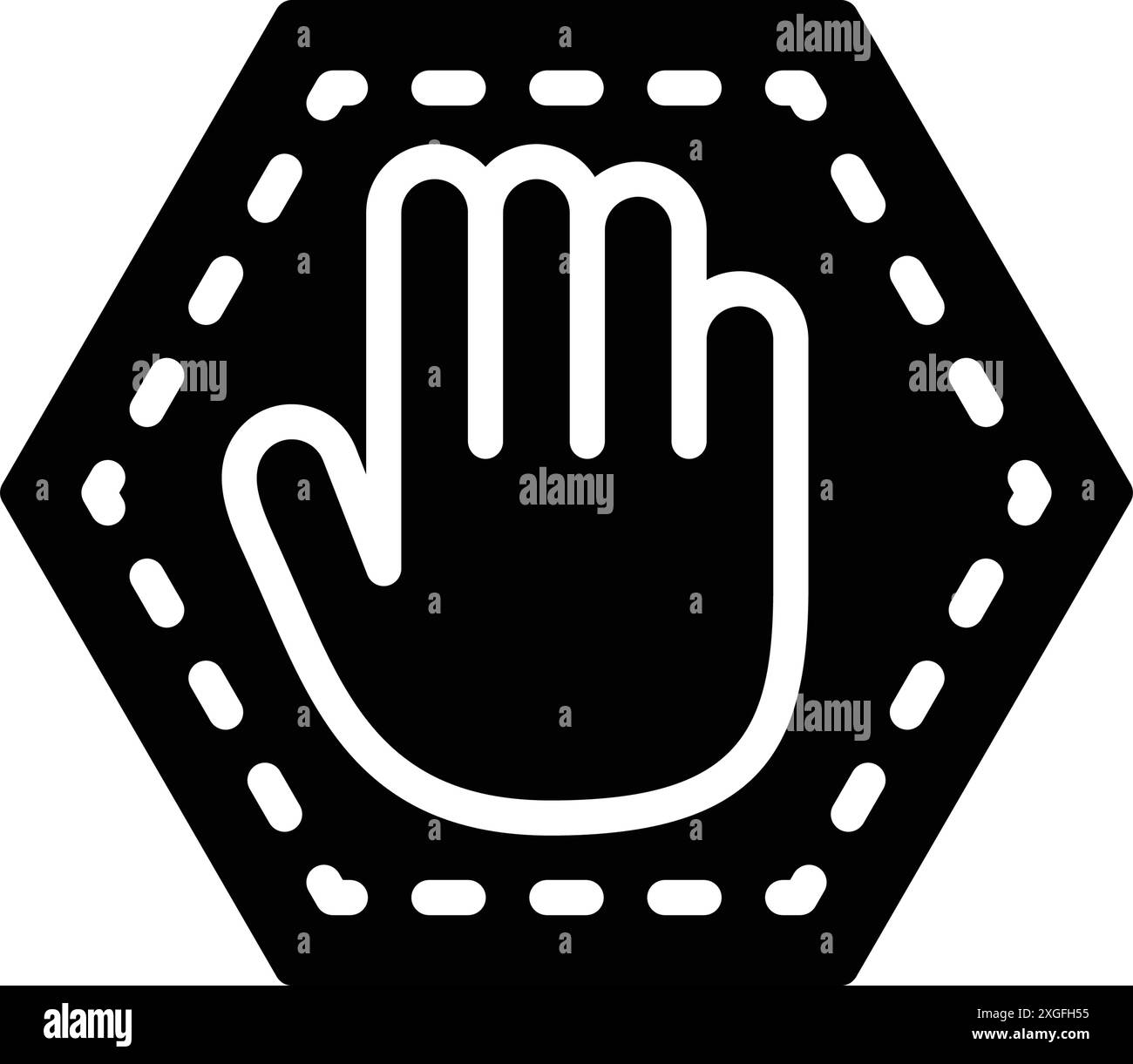 Icon for stopping,sign Stock Vector Image & Art - Alamy