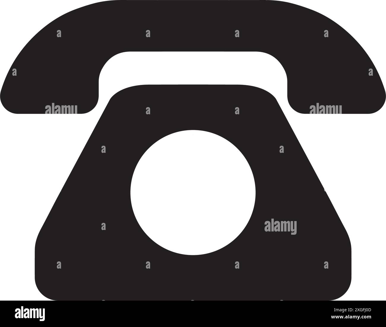 old design office telephone vector icon Stock Vector Image & Art - Alamy
