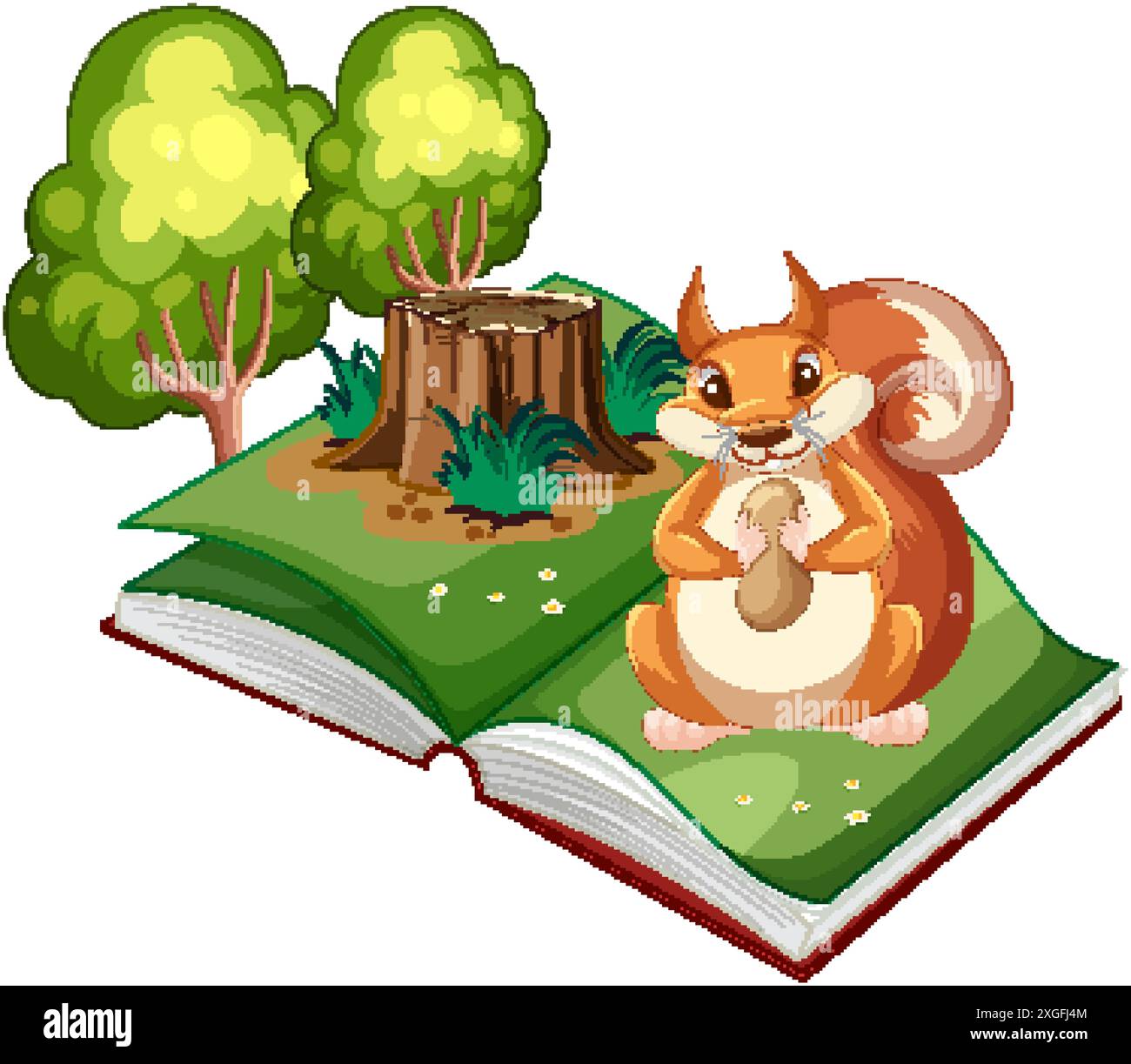Open story book cute Cut Out Stock Images & Pictures - Alamy