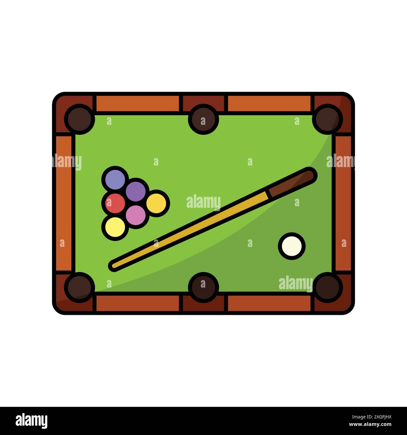 Billiards template Cut Out Stock Images & Pictures - Alamy