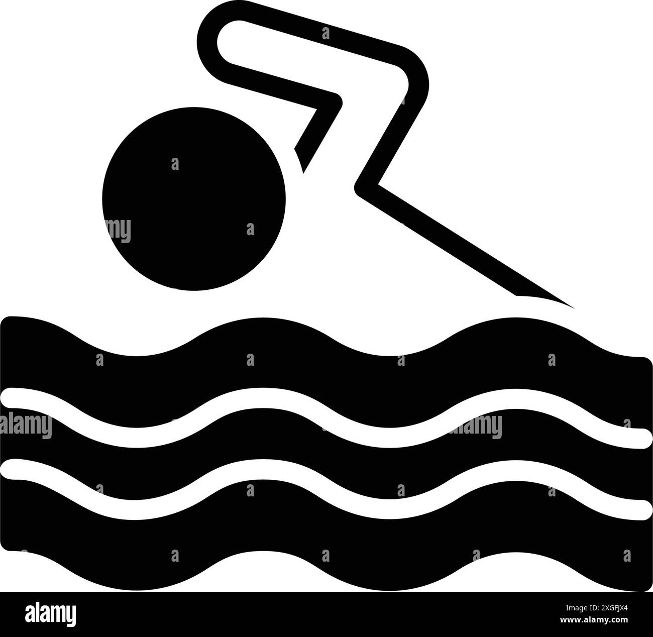 Icon for swimming,natation Stock Vector Image & Art - Alamy