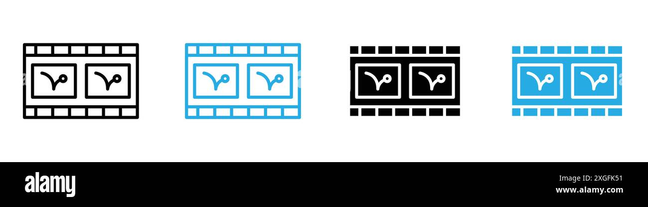 Animation icon vector logo set collection for web app ui Stock Vector ...