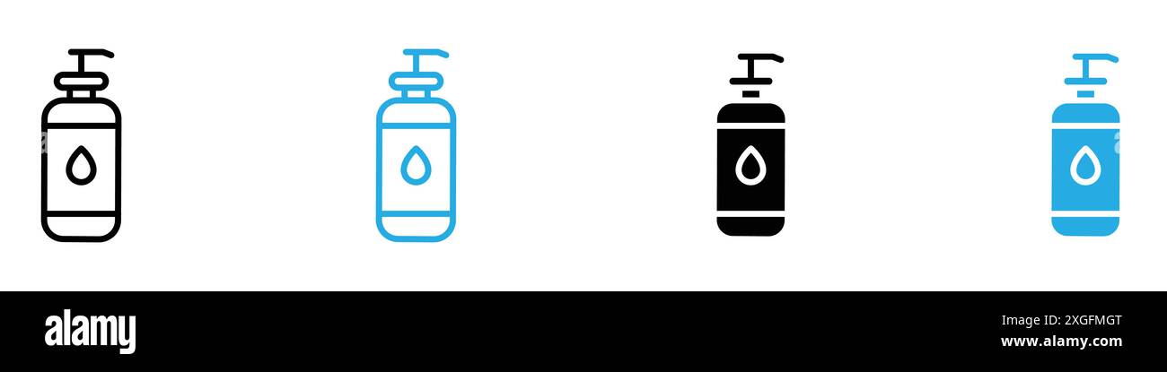 Face cleanser icon vector logo set collection for web app ui Stock ...