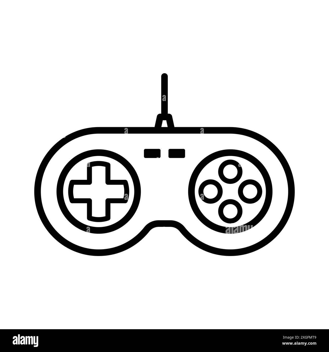 game controller icon vector design template in white background Stock ...