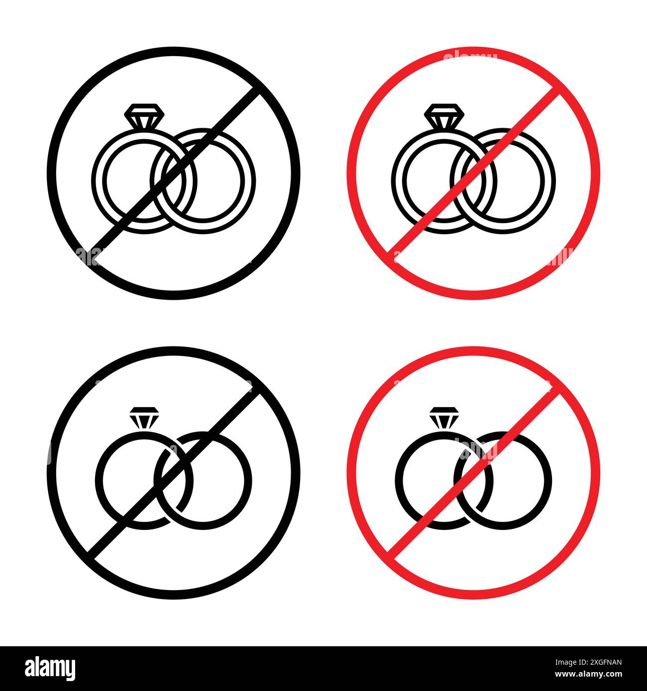 Danger sign do not wear jewelry hi-res stock photography and images - Alamy