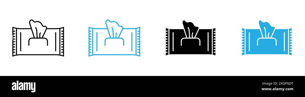 Makeup remover wipes icon vector logo set collection for web app ui ...