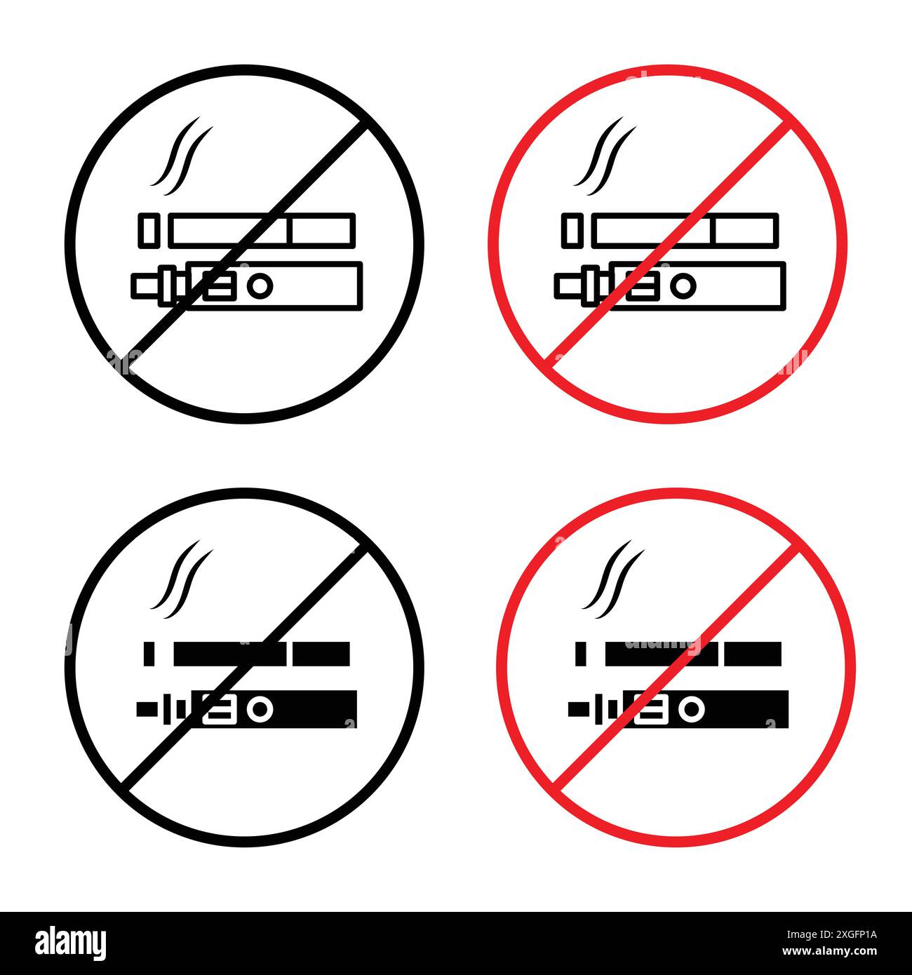 Cigarettes smoke addiction sticker Cut Out Stock Images & Pictures - Alamy