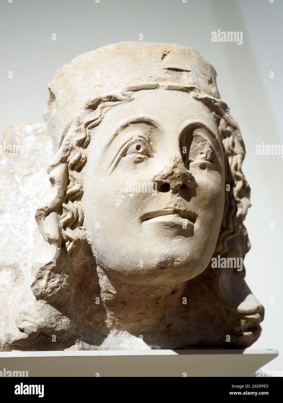 Head of a Queen - This carving of the head of a queen probably came ...