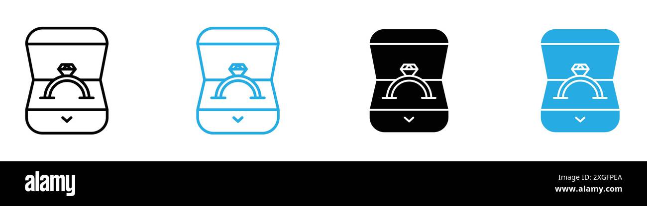 Ring icon vector logo set collection for web app ui Stock Vector Image ...