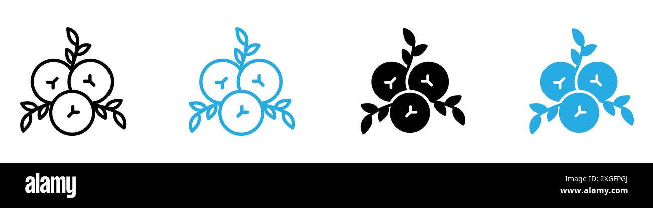 Juniper icon vector logo set collection for web app ui Stock Vector ...