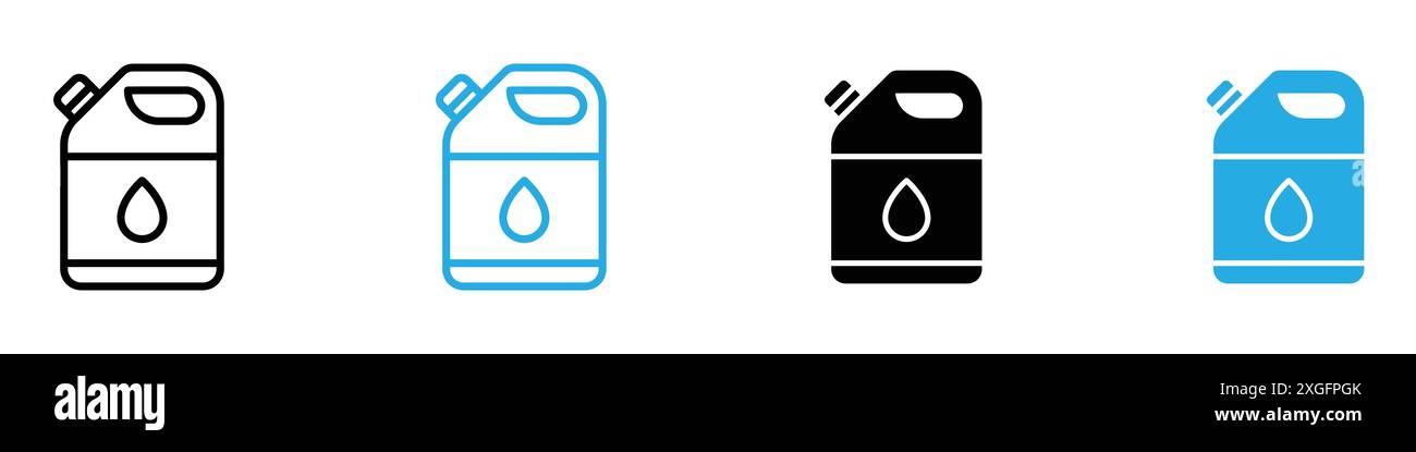 Oil can icon vector logo set collection for web app ui Stock Vector ...