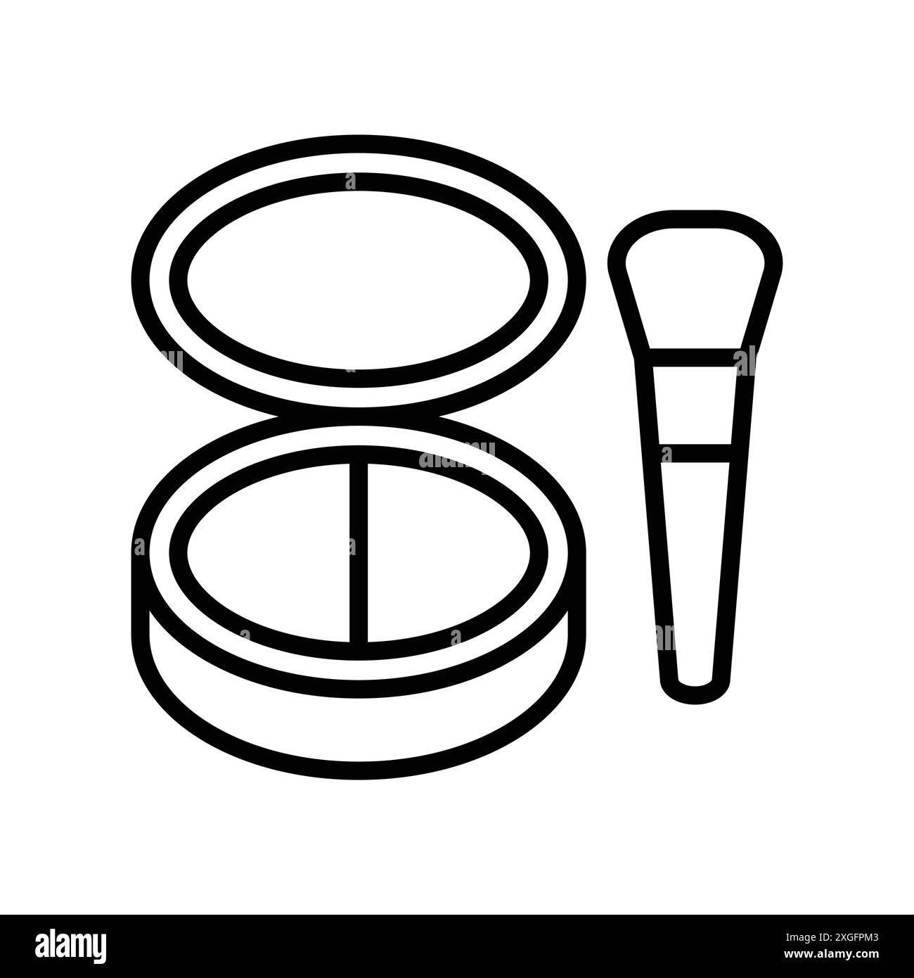 blush on icon vector design template in white background Stock Vector ...