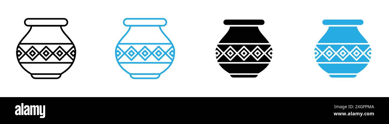 Clay cooking pot festival Stock Vector Images - Alamy