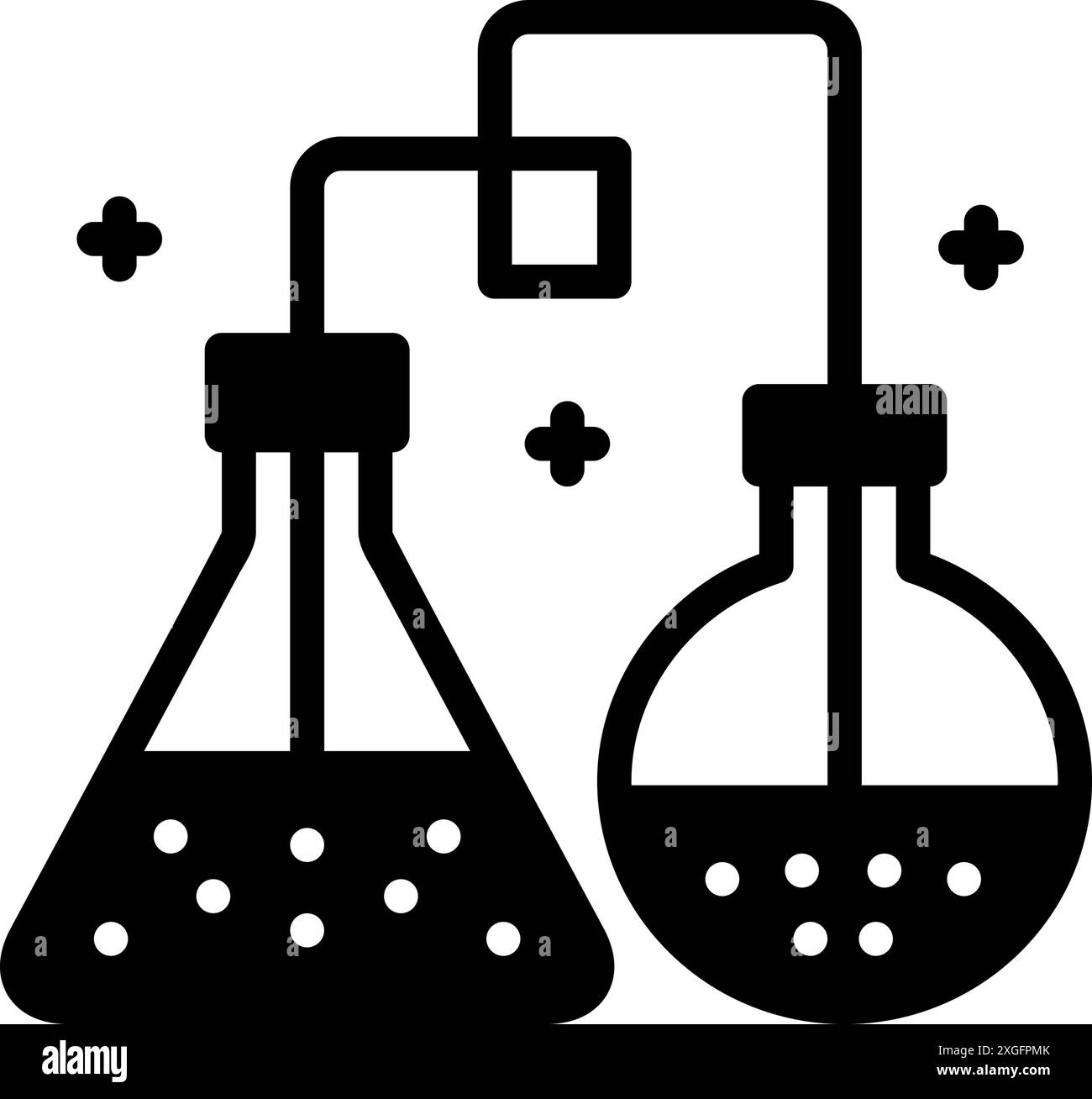 Icon for chemicals,erlenmeyer flask Stock Vector Image & Art - Alamy