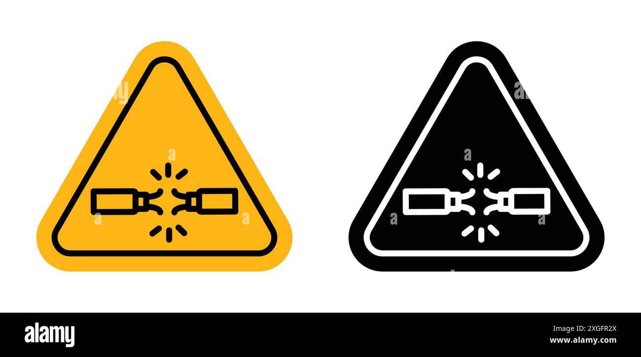 Short circuit icon vector logo set collection for web app ui Stock Vector Image & Art - Alamy