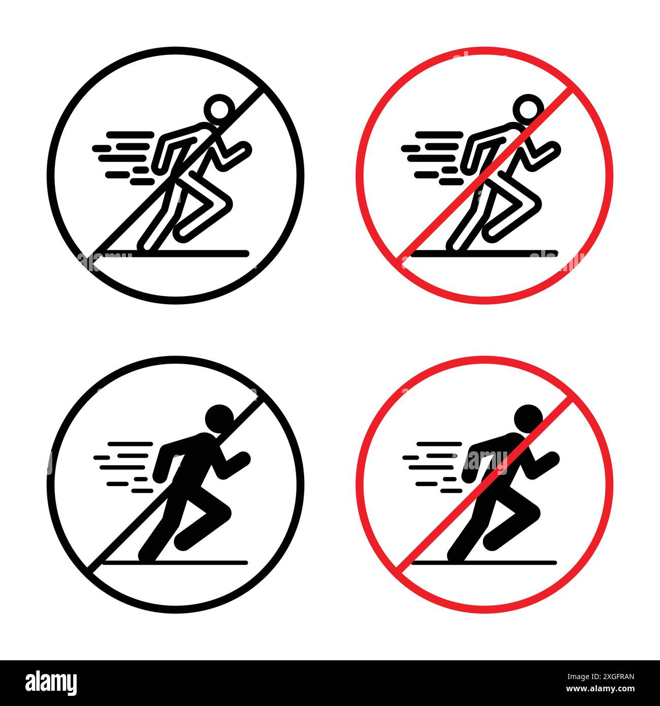 Pedestrian ban Stock Vector Images - Alamy