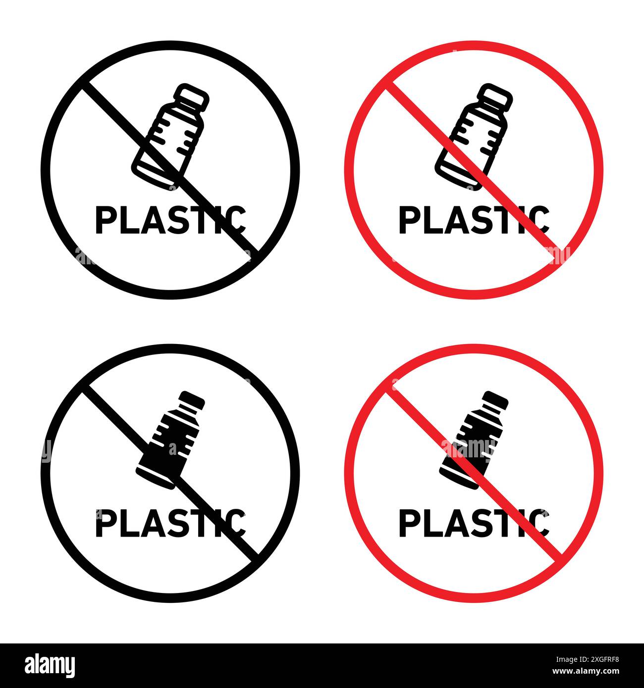 Stop plastic pollution logo hi-res stock photography and images - Alamy