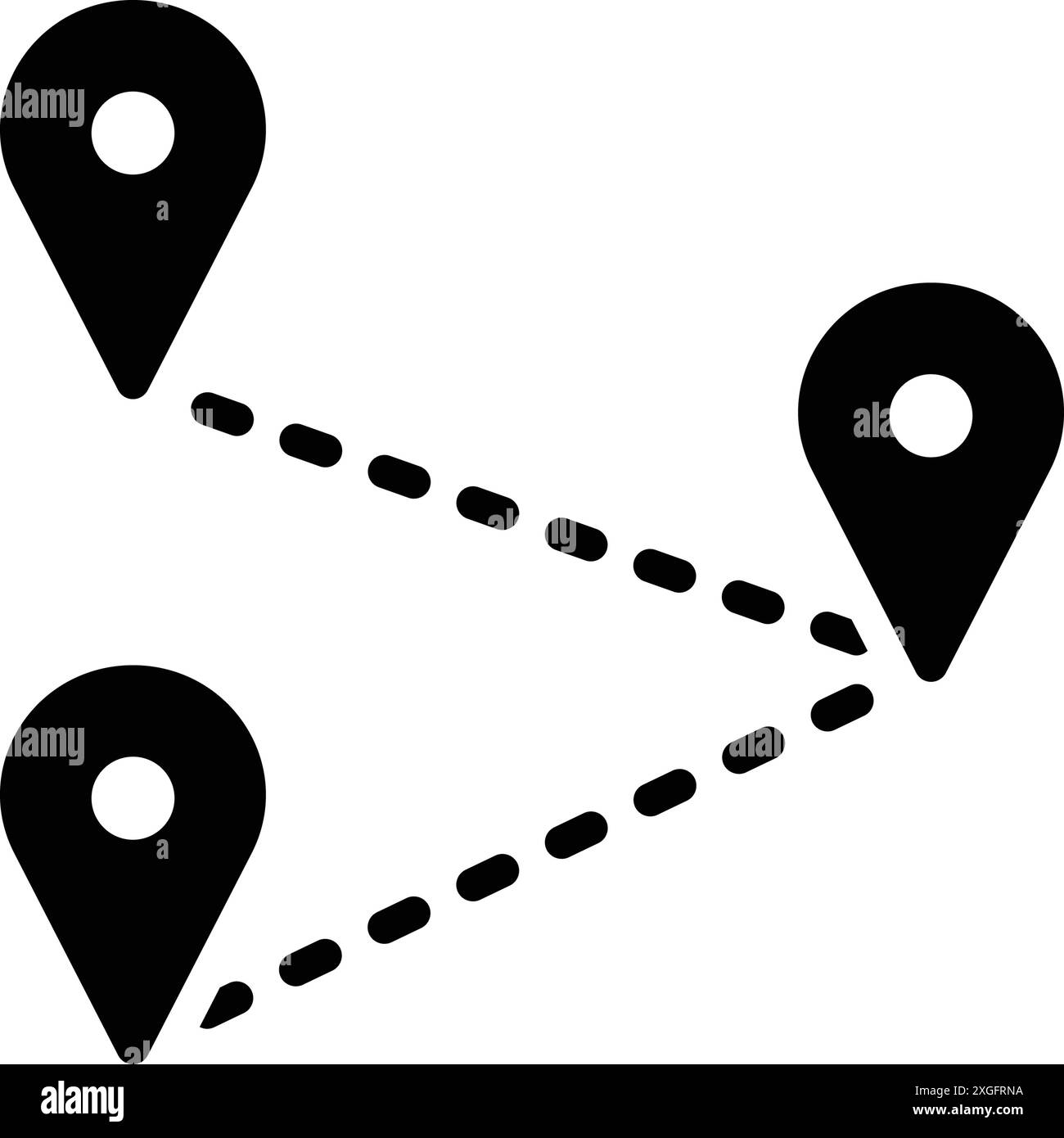 Icon for stops location map Stock Vector Image & Art - Alamy