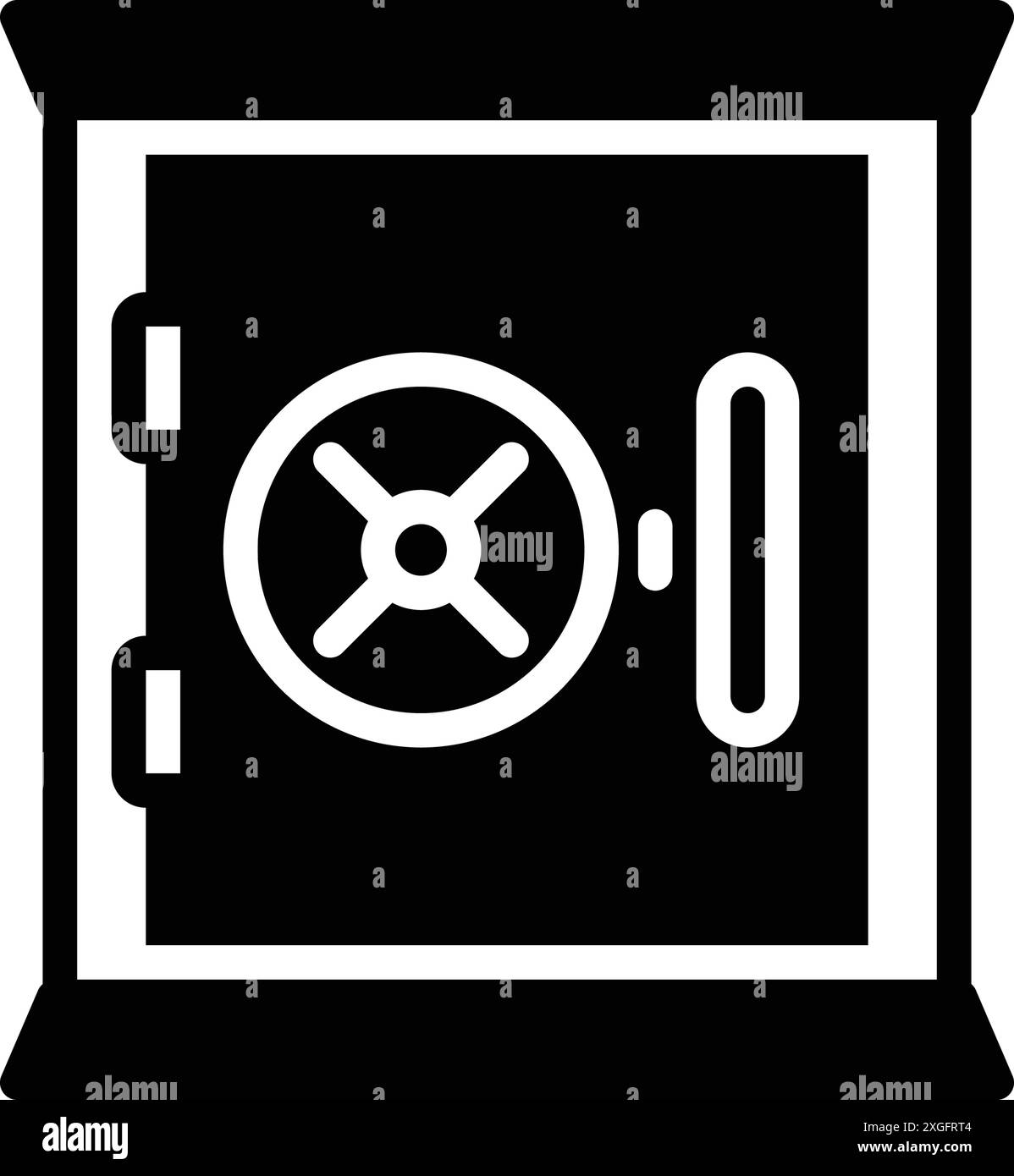 Safe almirah vector Black and White Stock Photos & Images - Alamy