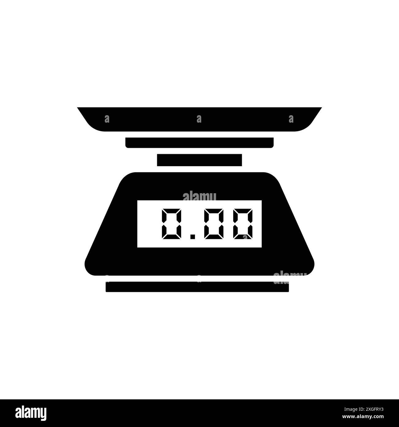 kitchen scale icon vector design template in white background Stock ...