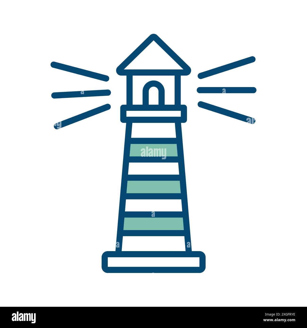 Light house vector vectors hi-res stock photography and images - Alamy