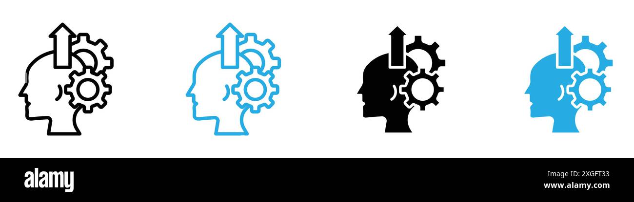 Personal development icon vector logo set collection for web app ui ...