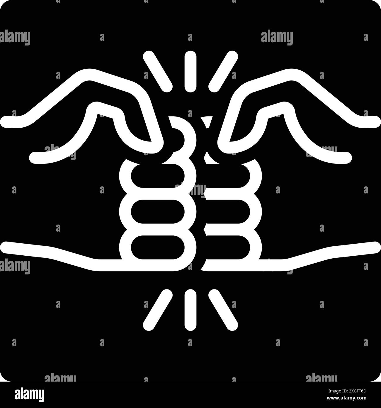 Icon versus confrontation Cut Out Stock Images & Pictures - Alamy