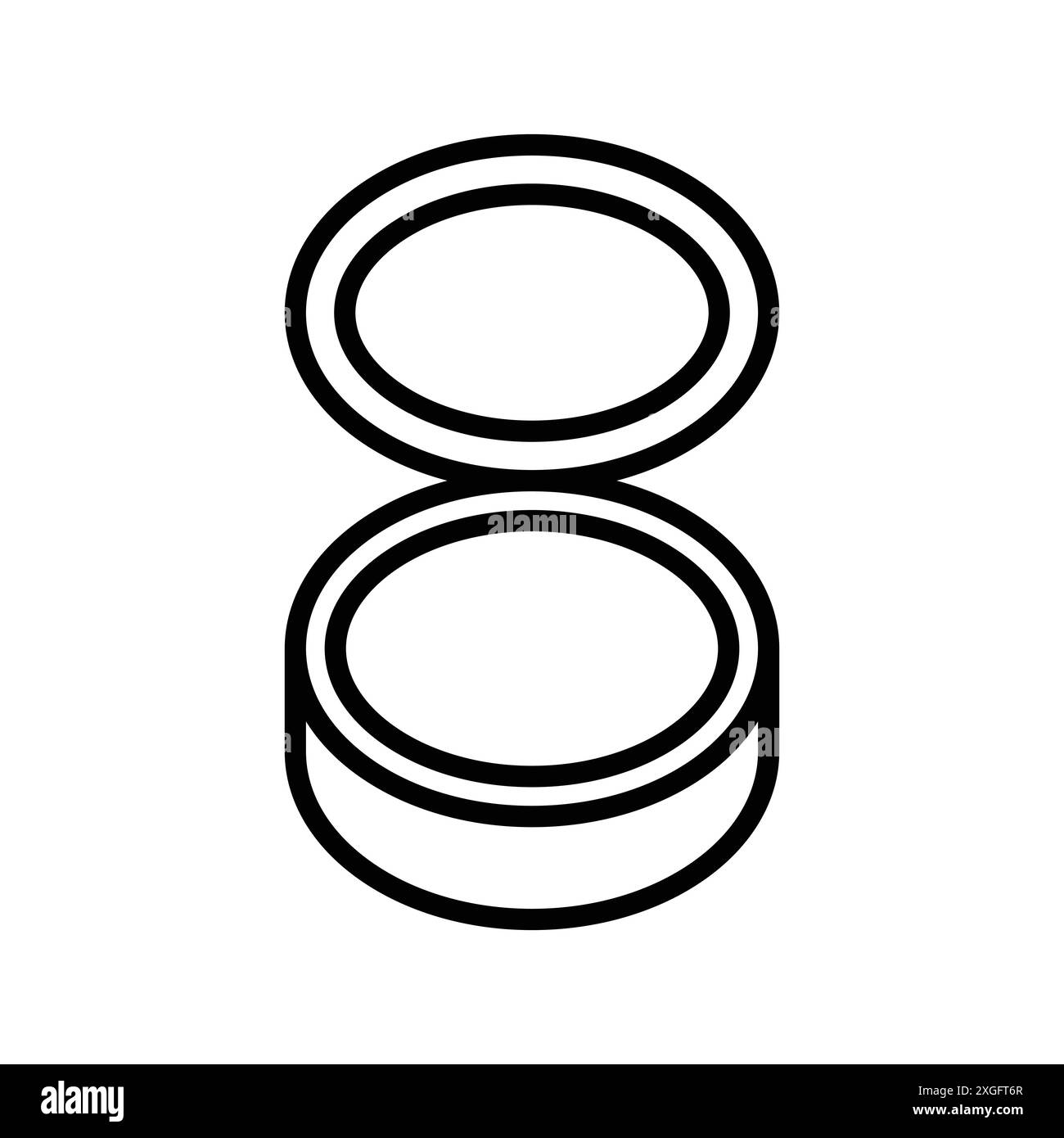 make up powder icon vector design template in white background Stock ...