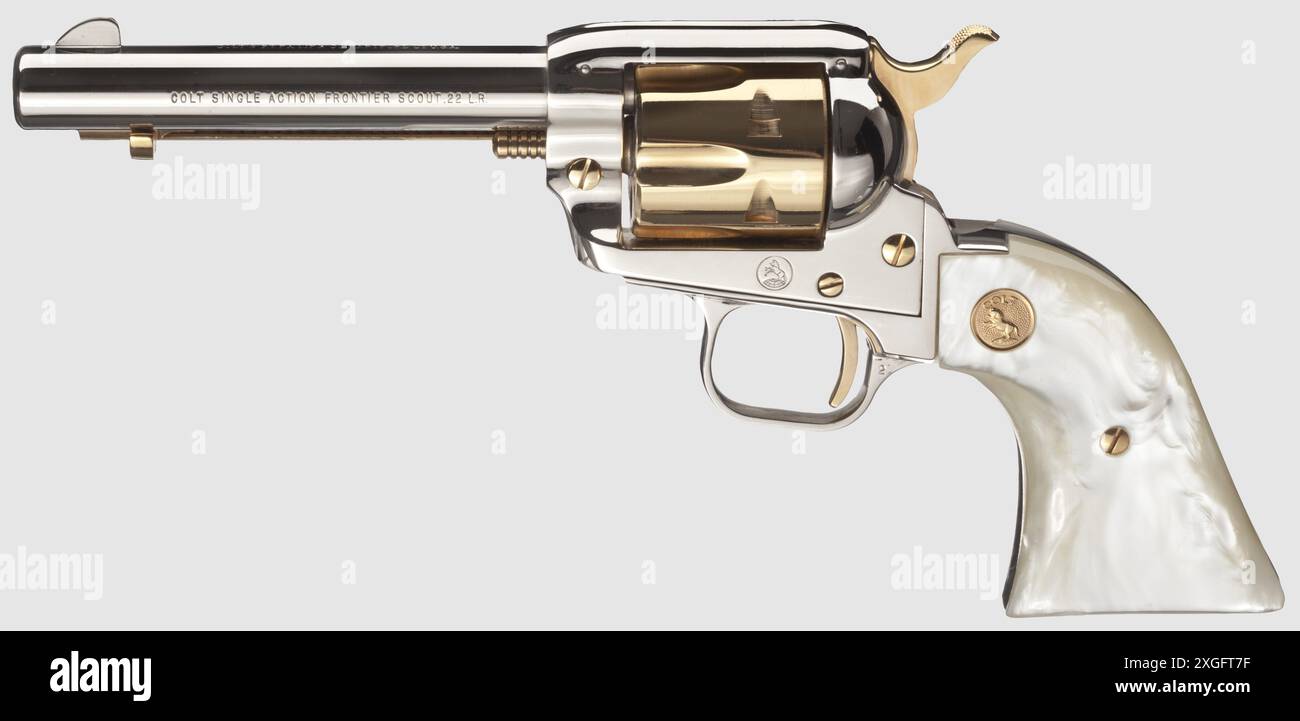 Small arms, revolvers, Colt Model 1878 Frontier, Scout, calibre .22 ...