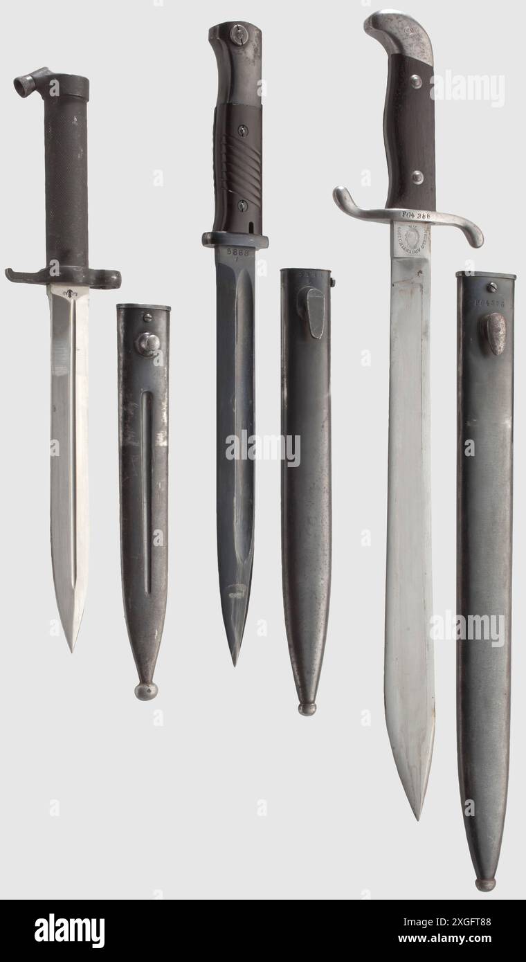 weapons, knives, fascine knife, 1900s, 1940s, PROPERTY-RELEASED ...