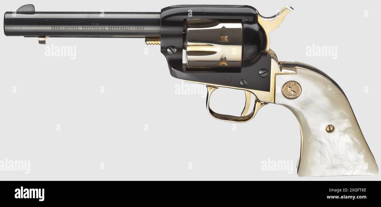 Small arms, revolvers, Colt Model 1878 Frontier, Scout, calibre .22 ...