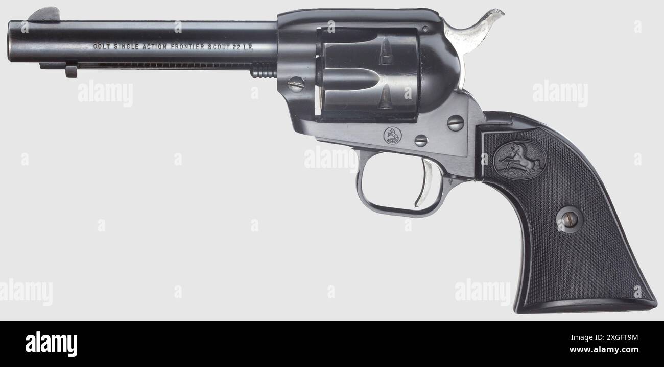 Small arms, revolvers, Colt Model 1878 Frontier, Scout, calibre .22 ...