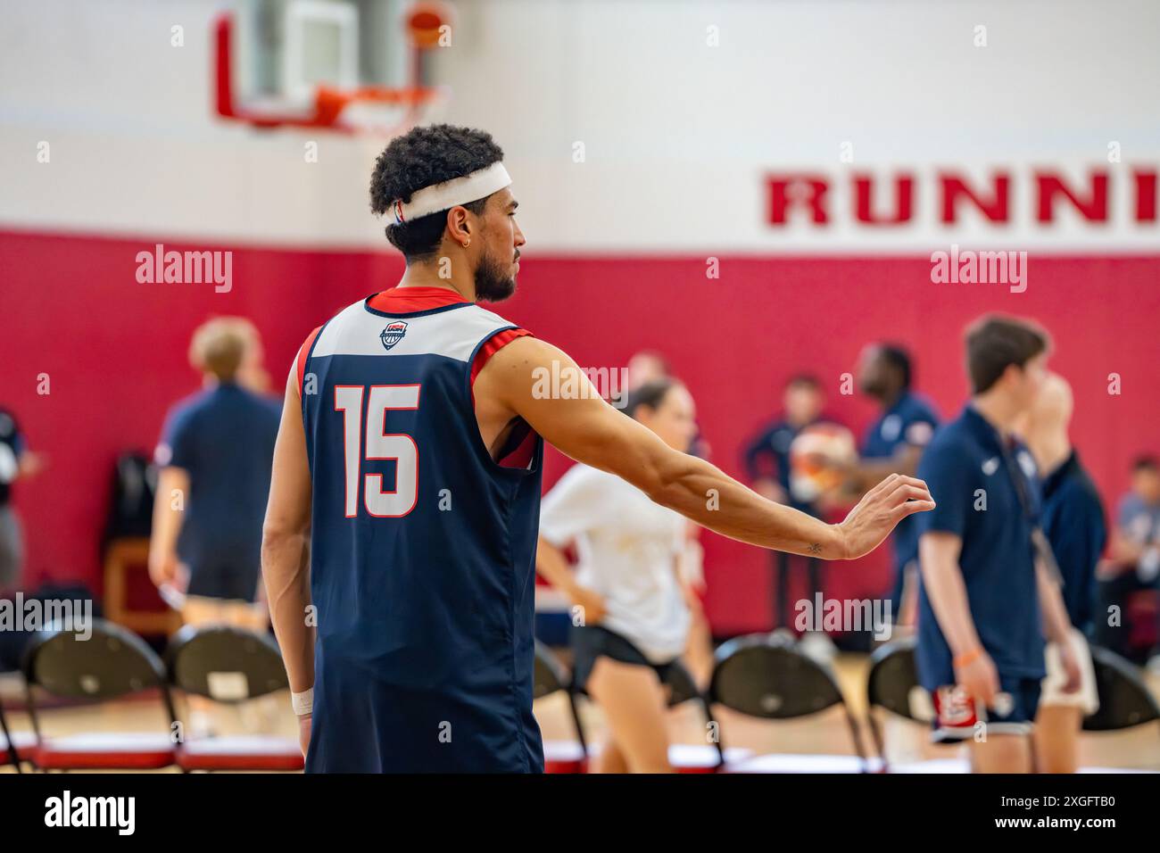 NBA Player Devin Booker Stock Photo - Alamy