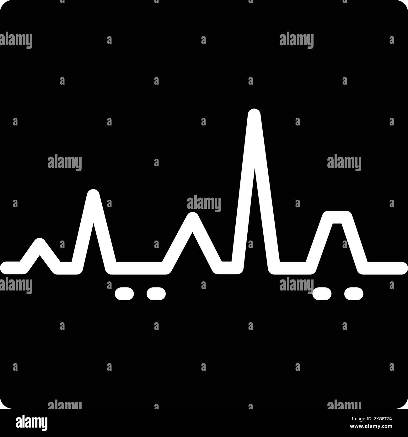 Icon for seq,cardiogram Stock Vector Image & Art - Alamy