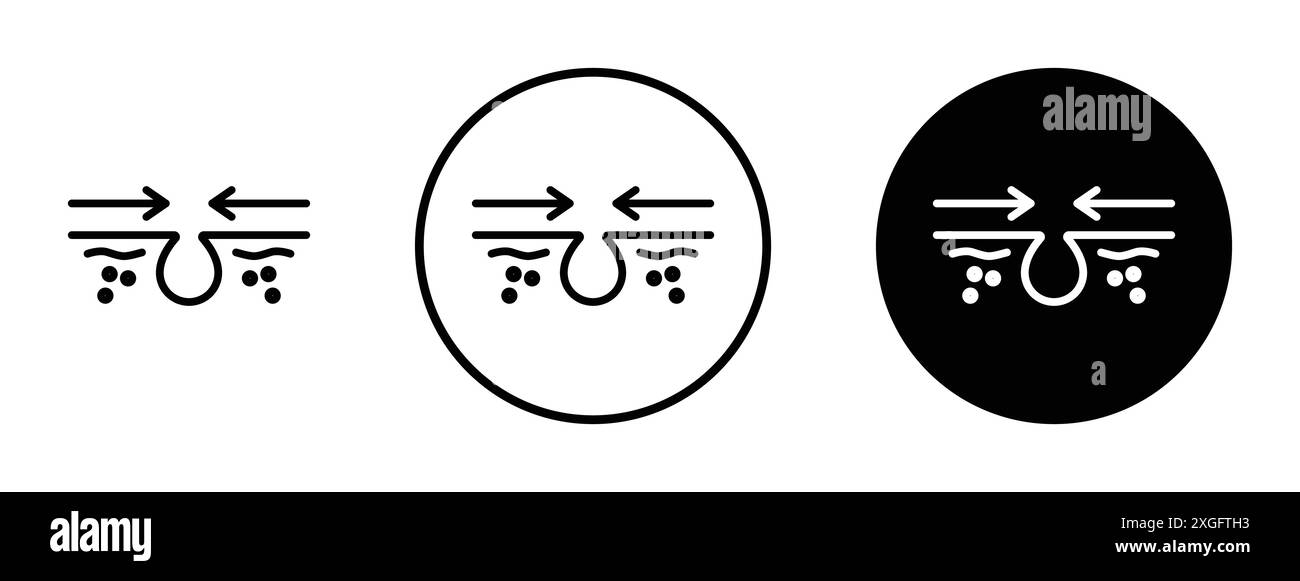 Skin healing icon vector logo set collection for web app ui Stock ...