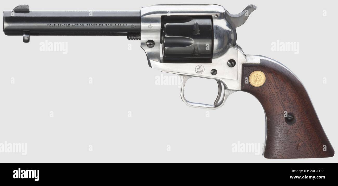 Small arms, revolvers, Colt Model 1878 Frontier, Scout, calibre .22 ...