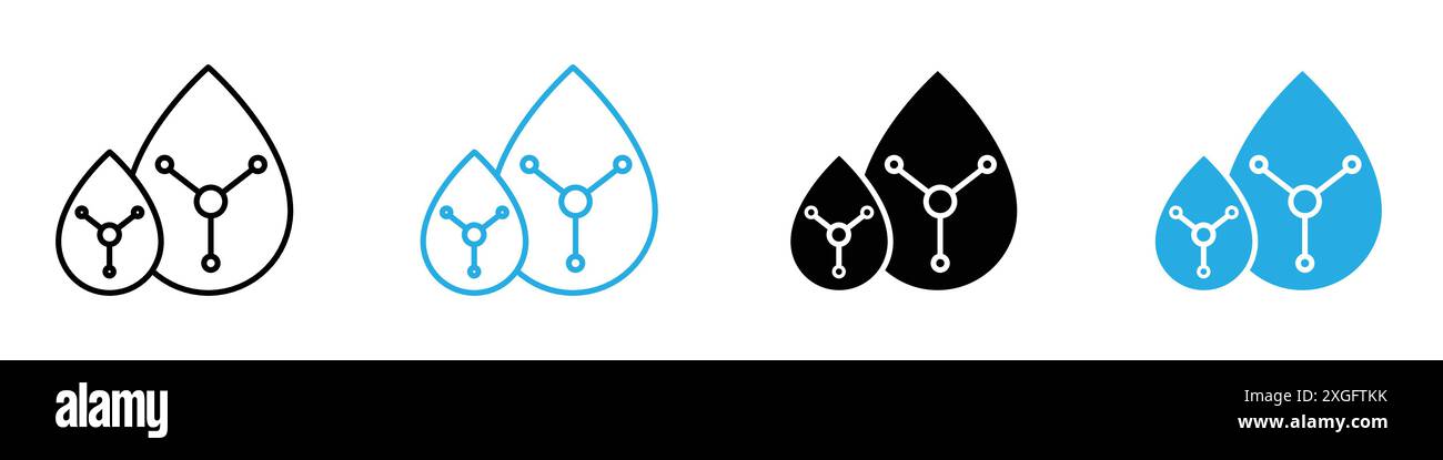 Retinol Icon vector logo set collection for web app ui Stock Vector ...