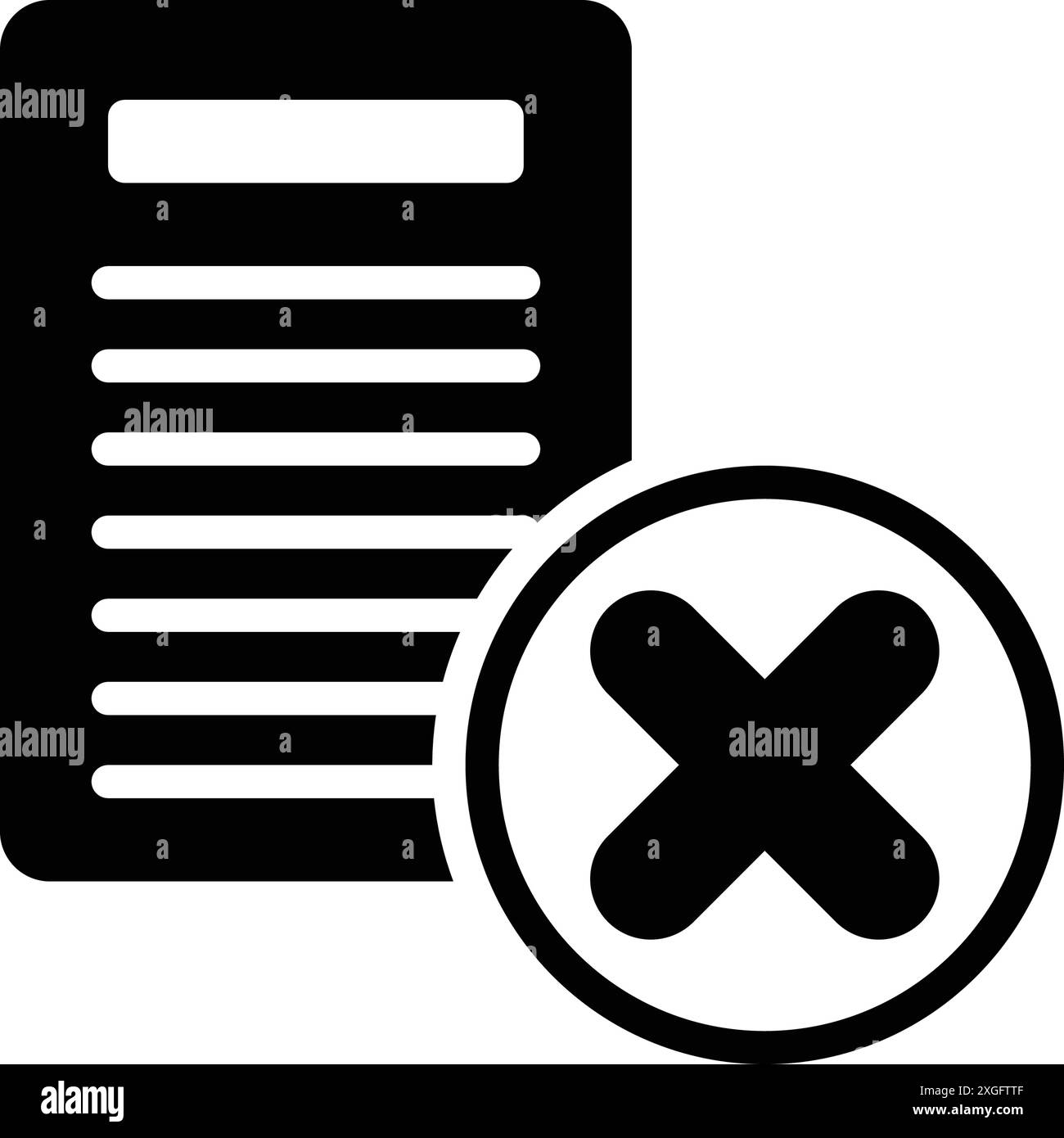 Icon for fail,refuse Stock Vector Image & Art - Alamy