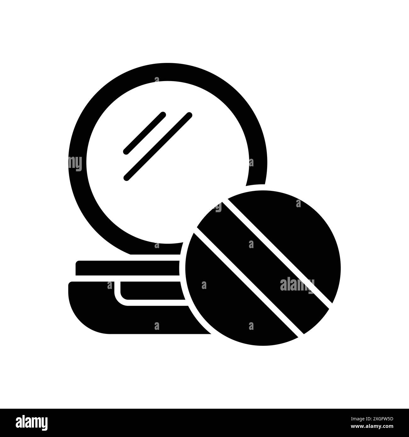 Skin care icon Black and White Stock Photos & Images - Alamy