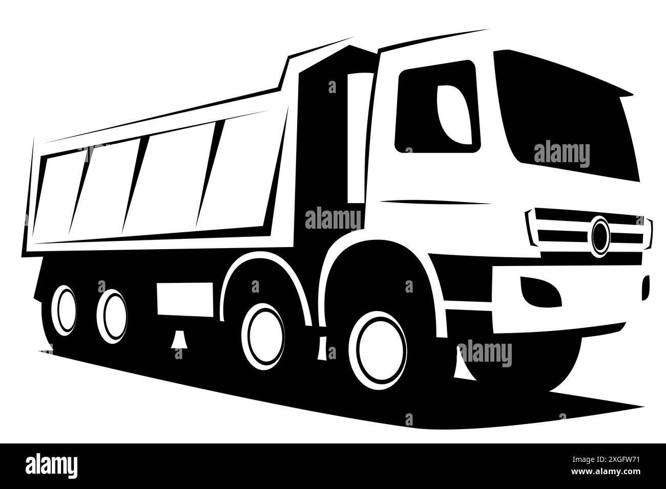 Modern tipper Black and White Stock Photos & Images - Alamy