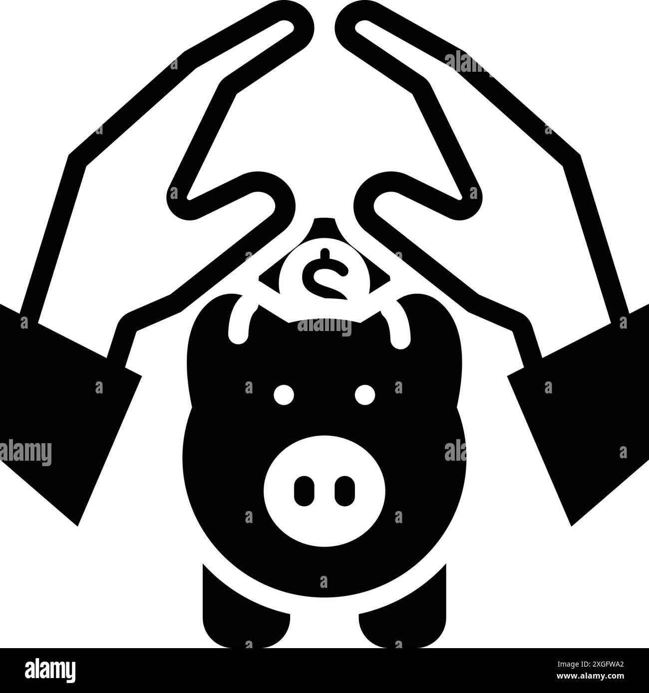 Icon for savings,parsimony Stock Vector Image & Art - Alamy